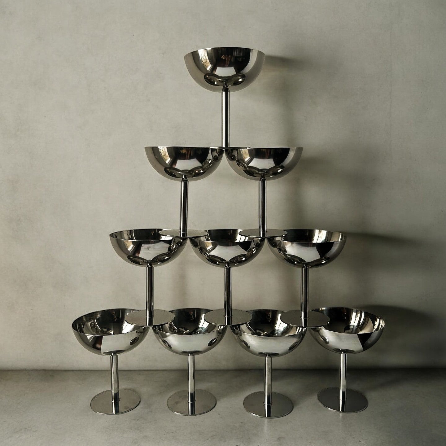 Chrome Cocktail Cup – Elegant Stainless Steel Drinkware for Pimm's ...