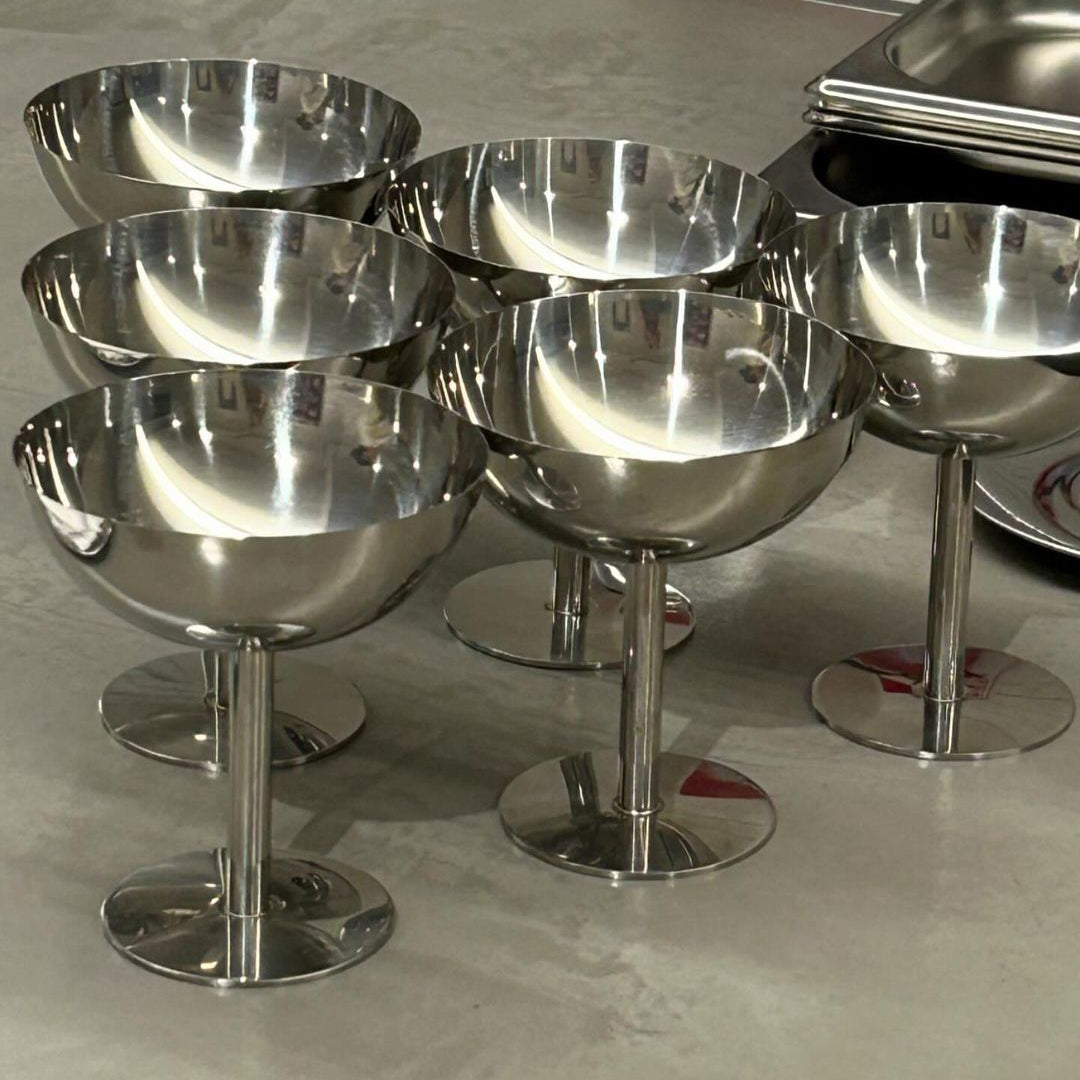 Chrome Cocktail Cup – Elegant Stainless Steel Drinkware for Pimm's ...